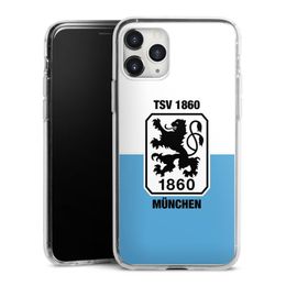 DeinDesign iPhone 11 Pro Max Handy Silikon H&uuml;lle Case transparent Handyh&uuml;lle Official Licensed Product Coat Of Arms Tsv 1860 M&uuml;nchen Silikon Case