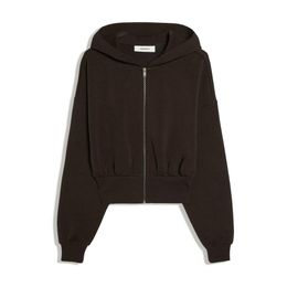 Bershka Sweatjacke Damen Gr&ouml;&szlig;e M dunkelbraun
