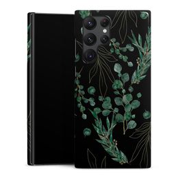 DeinDesign Galaxy S22 Ultra Handy Premium Case Smartphone Handyh&uuml;lle Schutzh&uuml;lle gl&auml;nzend Nature Eukalyptus Leaves Premium Case