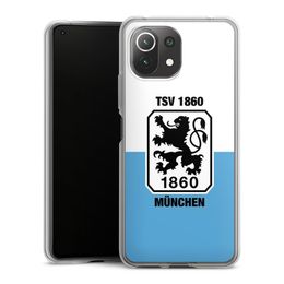 DeinDesign Xiaomi Mi 11 Lite 5G NE Handy Silikon H&uuml;lle Case transparent Handyh&uuml;lle Coat Of Arms Official Licensed Product Tsv 1860 M&uuml;nchen Silikon Case