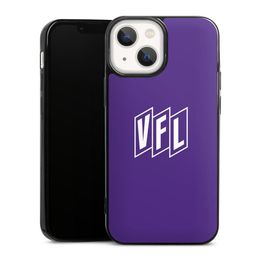 DeinDesign iPhone 13 Mini Handy Slim Case extra d&uuml;nn Silikon Handyh&uuml;lle schwarz H&uuml;lle Logo Official Licensed Product Vfl Osnabr&uuml;ck Silikon Slim Case