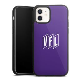 DeinDesign iPhone 12 Handy Gallery Case Handyh&uuml;lle 9H Geh&auml;rtetes Glas R&uuml;ckseite H&uuml;lle Logo Official Licensed Product Vfl Osnabr&uuml;ck Gallery Case