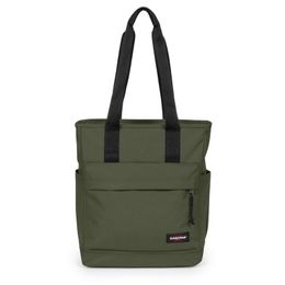 Eastpak Damen Schultertasche &raquo;TOTE POCKET&laquo;, Tote Bag, Shopper mit Trolleyriemen zur Befestigung am Rei&szlig;egep&auml;ck gr&uuml;n B/H/T: 33cm x 40cm x 12cm