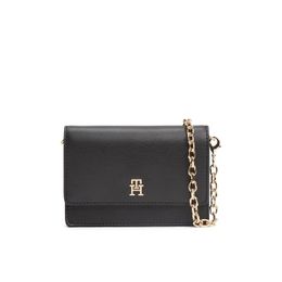 Tommy Hilfiger Damen Kartenetui &raquo;TH ICON CARD HOLDER W/CHAIN&laquo;, Damen Geldbeutel, Portemonnaie, Minibag mit TH-Logoemblem Einheitsgr&ouml;&szlig;e