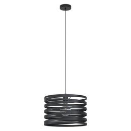 Eglo H&auml;ngeleuchte &raquo;CREMELLA Pendellampe, Stahl, IP20, E27, Esszimmerlampe, Vintage, Lampe&laquo; E27 1 Stk. H&auml;ngeleuchte, H110 x &Oslash;37 cm, schwarz, 1X40W exkl