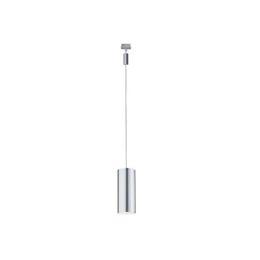 Paulmann Schienensystem-Leuchten &raquo;URail Pendel Barrel 370lm 6W 2700K 230V Chrom matt, Alu eloxiert 230V&laquo; LED-Modul 1 Stk. Warmwei&szlig; silber 1, &Oslash; 8,5cm, 1 Stk.