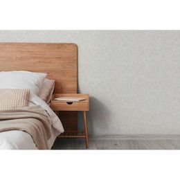 A.S. Cr&eacute;ation Vliestapete &raquo;Attractive 3 Soft Concrete Uni&laquo; matt uni aufgesch&auml;umt Beige und Grau, leichter Glanz, fein strukturiert Vlies B/L: 0,53m x 10,05m, Rollen