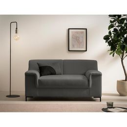 Home Affaire 1,5-Sitzer &raquo;Jamie 2 B/T/H: 144/81/76 cm, auch in Cord&laquo; zeitlos, modern, mit komfortablem Federkern grau 100% Polyester B/H/T: 144cm x 