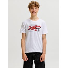 Jack & Jones Junior Shirt boy size 176 marine blue / bright red / White
