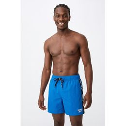 Reebok Herren Badeshorts &raquo;Duke&laquo; mit Kordelzug und elastischem Bund, mit Logo, atmungsaktiv, basic blau S, N-Gr