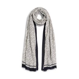 Tommy Hilfiger Damen Modeschal &raquo;TH MONOGRAM&laquo; wei&szlig; Einheitsgr&ouml;&szlig;e