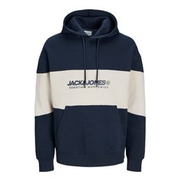 Jack & Jones JACK & JONES Sweatshirt 'JJELegacy' male size XXXL marine blue / Off white