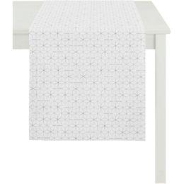 Apelt Tischl&auml;ufer &raquo;3008 Christmas Elegance, Weihnachtsdeko, Weihnachten&laquo; grau Polyester B/L: 48cm x 140cm, 1 Stk., rechteckig