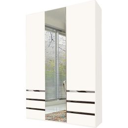 wimex Kleiderschrank &raquo;Level by fresh to go&laquo; mit Spiegelt&uuml;ren und Schubladen wei&szlig; B/H/T: 150cm x 216cm x 58cm, Schubladen: 6 Stk. T&uuml;ren: 3 Stk.