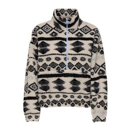 Only Pullover 'ONLJanne' Damen Gr&ouml;&szlig;e S beige / schwarz