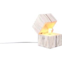 Trio Leuchten Schreibtischlampe &raquo;TREASURE, Deko Tischleuchte Schatzkiste inkl 1xE14 LED 225 Lumen 2700K&laquo; E14 1 Stk. Warmwei&szlig; Licht startet bei &ouml;ffnen 