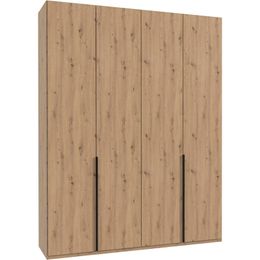 wimex Kleiderschrank &raquo;Mugano,in 5 Breiten,2 H&ouml;hen,2 Tiefen, viele Farben, Made in Germany&laquo; in Basic oder Premium Ausstattung, mit langen Griffen aus Metall,