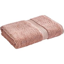 Christy Duscht&uuml;cher &raquo;RENAISSANCE&laquo; Premium-Duscht&uuml;cher in Luxusqualit&auml;t, 675g/m&sup2;, 76x142cm, 2er Set rosa Walkfrottier, Obermaterial: 100% Baumwolle B/L: 