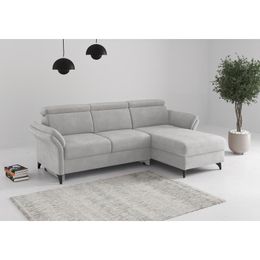 OTTO home Ecksofa &raquo;Glendale, L-Form&laquo; inkl. Kopfteilverstellung, wahlweise mit Vorziehsitz und Bettkasten 90% Polyester, 10% Polyamid B/H/T: 253cm x 