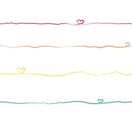 A.S. Cr&eacute;ation Vliestapete &raquo;Little Love&laquo; Motiv abstrakt naturalistisch glatt Tapete Kinder Tapeten Kinderzimmer Schlafzimmer modern Design Optik bunt Vlies B/L: 