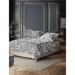 Irisette Bettw&auml;sche &raquo;Wave 8509&laquo; 2 Stk. anschmiegsam und atmungsaktiv, Ganzjahresqualit&auml;t Mako-Satin, Obermaterial: 100% Baumwolle B/L: 155cm x 220cm, 1 Stk., 1