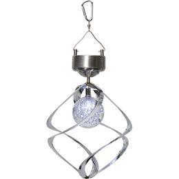 Parforce Traditional Hunting LED Solarleuchte &raquo;Solar-Windspiel Roma&laquo; LED-Board 1 Stk. Neutralwei&szlig; 1 LED mit wei&szlig;em Licht, D&auml;mmerungssensor 1, &Oslash; 16cm H: 35cm, 1 Stk.