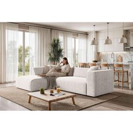 OTTO home Ecksofa &raquo;Merid L-Form, Sofa-Fix, B: 254 cm - OTTO. Verl&auml;ssliche Qualit&auml;t.&laquo; Ottomane rechts/links, belastbar bis 460kg, nicht modulare Sofa 