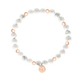 Tamaris Damen Armband &raquo;Schmuck Geschenk Edelstahl Armkette&laquo; mit verschiedenen Farbsteinen oder Glasperlen 18cm, Edelstahl