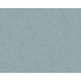 Livingwalls living walls Vliestapete &raquo;Titanium 30646&laquo; Uni Tapete Einfarbig gr&uuml;n Vlies B/L: 0,53m x 10,05m