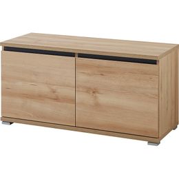 Germania Schuhbank &raquo;Lissabon&laquo; Breite 96 cm, verstellbare B&ouml;den, griffloses Design, Made in Germany braun B/H/T: 96cm x 52cm x 40cm