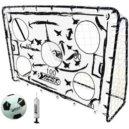 BEST Sporting Fu&szlig;balltor &raquo;Fu&szlig;balltor TAKTIK&laquo; schwarz-wei&szlig; B/H/L: 213cm x 152cm x 60cm, 1 Stk. Fu&szlig;balltor