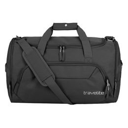 Travelite Herren Travelite Reisetasche &raquo;KICK OFF, verschiedene Gr&ouml;&szlig;en und Farben&laquo; Reisegep&auml;ck Sporttasche Freizeittasche mit Aufsteckfunktion schwarz 