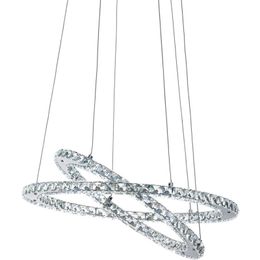 Eglo H&auml;ngeleuchte &raquo;VARRAZO Pendellampe, Stahl und Glas, H&auml;ngelampe, Esszimmerlampe, Lampe&laquo; LED-Board 1 Stk. Neutralwei&szlig; H&auml;ngeleuchte, Wohnzimmerlampe,