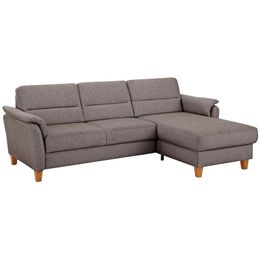 Home Affaire Ecksofa &raquo;Palmera L-Form, B: 244 cm - OTTO. Verl&auml;ssliche Qualit&auml;t.&laquo; optional Schlaffunktion & Bettkasten, Federkern braun 100% Polyester;