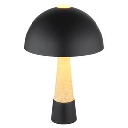 NOWA Tischleuchte &raquo;PAULIN&laquo; E27 1 Stk. Tischlampe schwarz modern Schlafzimmer Wohnzimmer schwarz 1, 1 Stk.