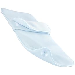 Maximex Badematte &raquo;Badewanneneinlage&laquo; H&ouml;he 20 mm schnell trocknend mit Kissen, aus druckentlastendem Polyester-3D-Mesh-Gewebe blau (80cm x 40cm ), 1 Stk.