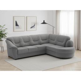 Sit & More sit&more Ecksofa &raquo;Savona&laquo; mit Federkern, optional mit Schlaffunktion B/H/T: 267cm x 90cm x 206cm, Chenille, Ottomane rechts,mit Bettfunktion