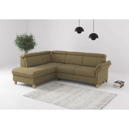OTTO home Ecksofa &raquo;Glendale, L-Form&laquo; inkl. Kopfteilverstellung, wahlweise mit Vorziehsitz und Bettkasten 100% Polyester B/H/T: 247cm x 84cm x 193cm, 
