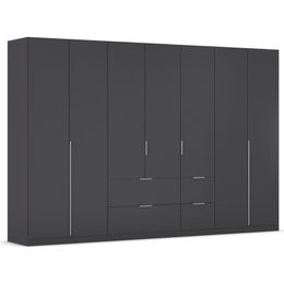 OTTO home Dreht&uuml;renschrank &raquo;Kleiderschrank Schrank Garderobe AGORDO mit Dekor- oder Hochglanzfront&laquo; in zwei Griff-Farben, Breite 315 cm, mit 