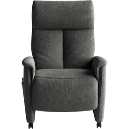 Sit & More sit&more TV-Sessel &raquo;Cremona Comfort&laquo; wahlweise manuell oder elektrischer Funktion mit Akku grau 100% Polyester Microfaser, Ergonomie XL,mit 
