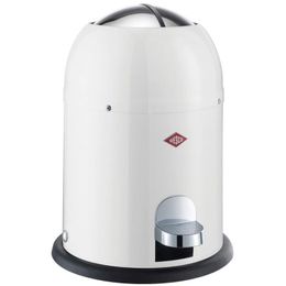 Wesco Kosmetikeimer &raquo;Mini Master&laquo; 1 Beh&auml;lter 6 Liter wei&szlig; Stahlblech B/H/T: 26,4cm x 36cm x 26,4cm, 6 l
