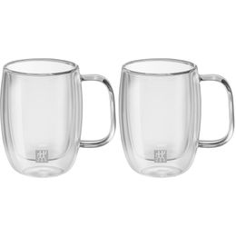 Zwilling Espressoglas &raquo;Sorrento Plus&laquo; Doppelwandig, Borosilikatglas, 2-tlg., je 140 ml transparent Borosilikatglas 9cm, 140ml, 2 Stk.