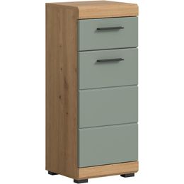 Welltime Unterschrank &raquo;SIENA, Breite 37cm, 1 T&uuml;r, 1 Schubkasten, 2 F&auml;cher, MDF-Front&laquo; TOPSELLER!, 1 Stk. tlg. in verschiedenen Farben erh&auml;ltlich, 
