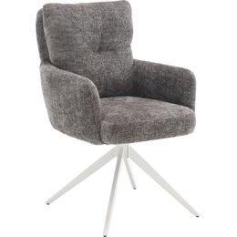 Home Affaire Esszimmerstuhl &raquo;Valldemossa&laquo; (Set) 2 Stk. grau B/H/T: 60cm x 92cm x 67cm, 2 Stk., uni, 2er Set