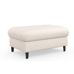 Sit & More sit&more Hocker &raquo;Marano&laquo; mit Stauraum beige 100% Polyester B/H/T: 102cm x 43cm x 67cm, Luxus-Microfaser ALTARA NUBUCK ,mit Stauraum,Fu&szlig;farbe:matt 