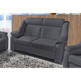 Sit & More sit&more 2-Sitzer &raquo;Basel&laquo; grau PRIMABELLE -Microfaser, Luxus-Microfaser (100% Polyester);Altara Nubuck , Luxus-Microfaser (100% Polyester);SOFTLUX -