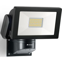 Steinel LED Wandstrahler &raquo;LS 300&laquo; LED-Board Neutralwei&szlig; 4000K,UV-best&auml;ndig,Flutlicht-Au&szlig;enstrahler f&uuml;r Hof, Garage, Garten schwarz H: 21,8cm