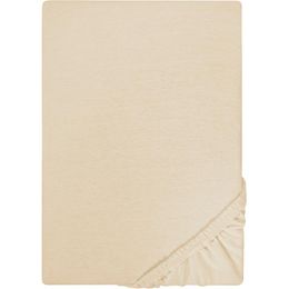 Spannbettlaken &raquo;Jersey in Gr. 90x200, 140x200 oder 180x200 cm&laquo; aus Baumwolle, f&uuml;r Matratzen bis 22 cm H&ouml;he, Bettlaken, Spannbetttuch grau Jersey, 