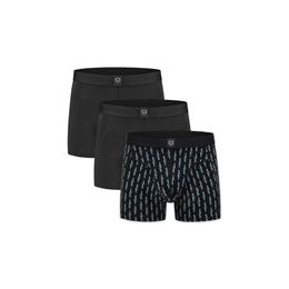 A-dam Boxershorts 'Trouts' Herren Gr&ouml;&szlig;e L opal / schwarz