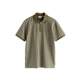 Next Poloshirt Herren Gr&ouml;&szlig;e 4XL oliv / naturwei&szlig;
